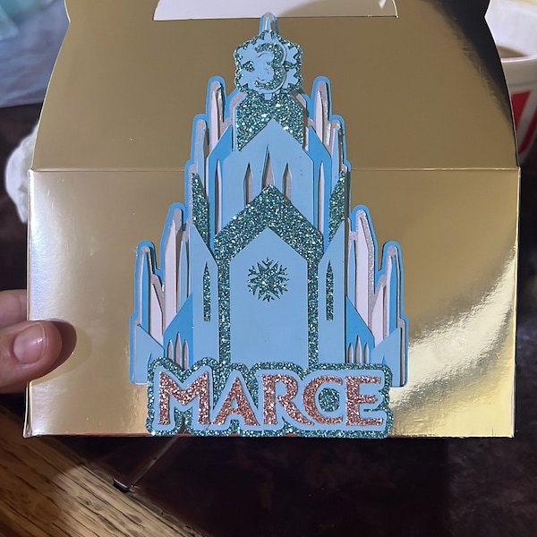 Frozen Castle SVG File for Cake Topper or Party Decorations | Arendelle ...