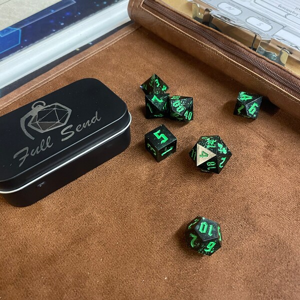 Dice DND Box Travel Tin 17 Insert Color Options Personalized and ...