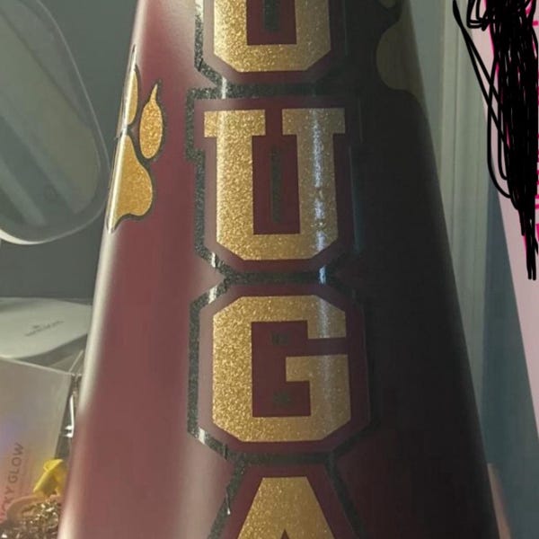 4 PACK 13"- 32" Custom Cheer Megaphones - Etsy