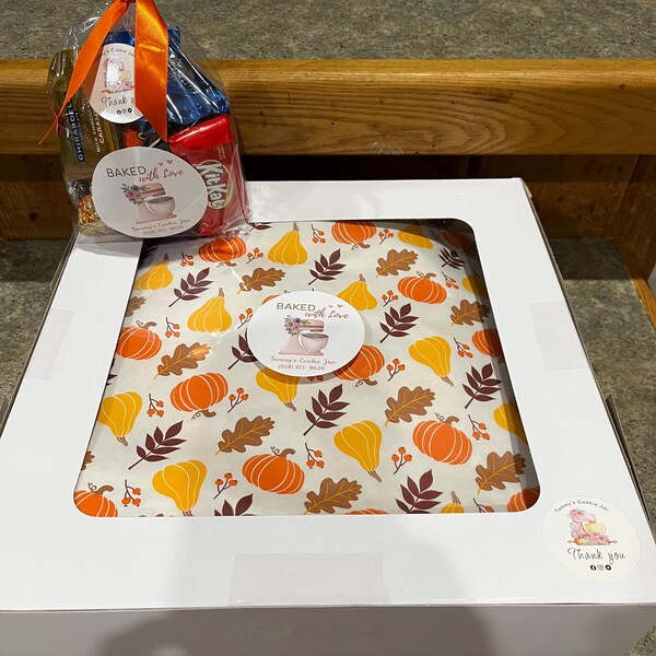 Personalized Baked With Love Stickers, Customized Baked Goods Label ...