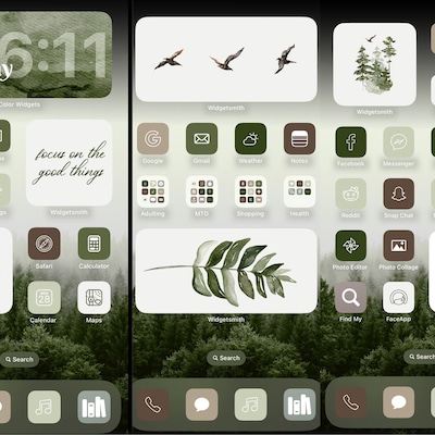 Forest Icon Set, 3000 Icons With Bonus Wallpapers and Widgets, 500 ...