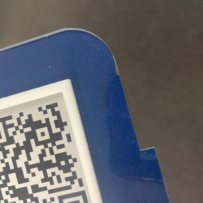 Triple Icon and QR Code Business Qr Code Sign Multi QR - Etsy