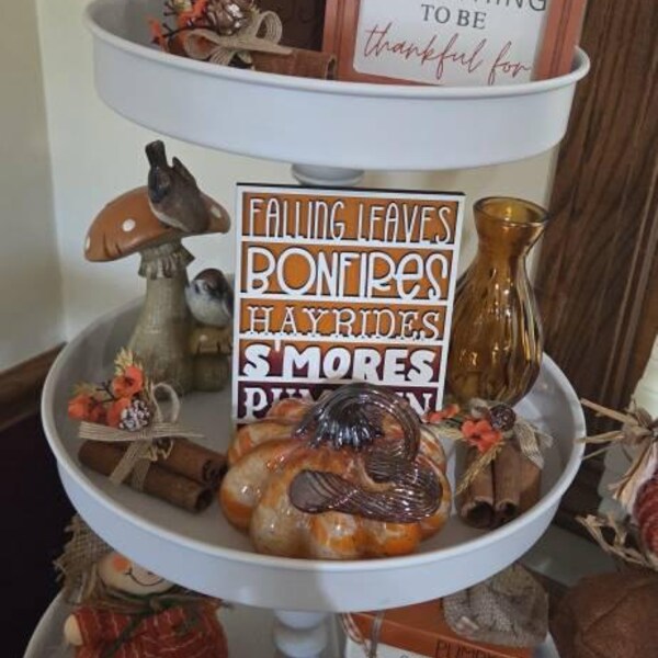 Mini Rain Boot Planter, Tiered Tray Decor, Spring Tiered Tray Decor ...