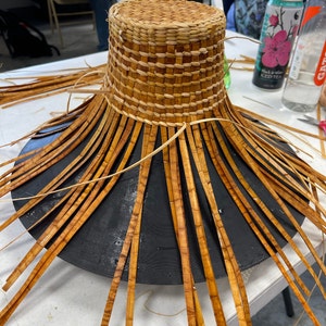 Tlingit or Haida Cedar Weaving Hat Form Adult Sized - Etsy