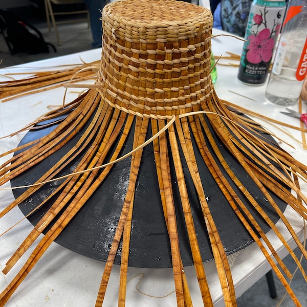 Tlingit or Haida Cedar Weaving Hat Form Adult Sized - Etsy