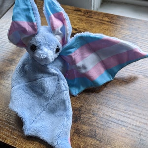 Handmade Blue Transgender Pride Bat Doll Made to Order LGBTQIA Gift - Etsy