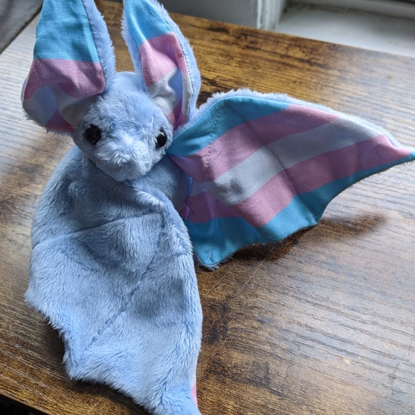 Handmade Blue Transgender Pride Bat Doll - Made to Order LGBTQIA Gift ...