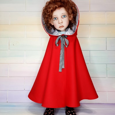 Hooded Cloak 18 Inch Doll Clothes Pattern Keepers Dolly Duds PDF Pixie ...