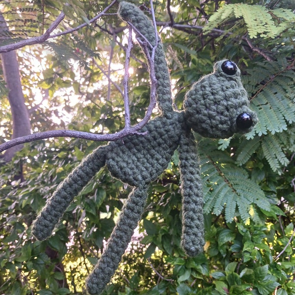 Chive the Long Frog Crochet Pattern PDF - Etsy