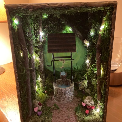 Waterfall Book Nook - Etsy