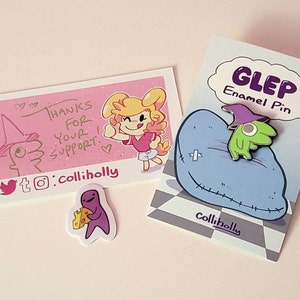 Smiling Friends Glep Hard Enamel Pin 1in. - Etsy