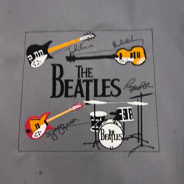 The Beatles Embroidery Pattern Machine Embroidery Beatles Pattern ...