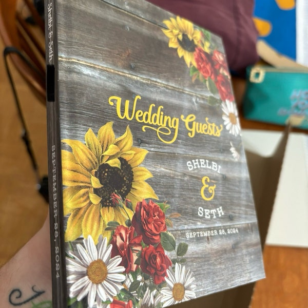 Flower Monogram Journal Personalized With Name in Aqua or White ...