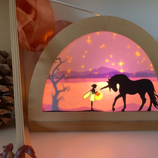 Dwarf With Treasure Cave / Shadow Play for a Tea Light / Waldorf ...