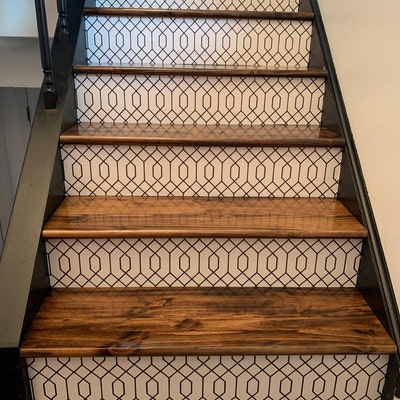 Herringbone Tile, Stair Riser Decals - Etsy