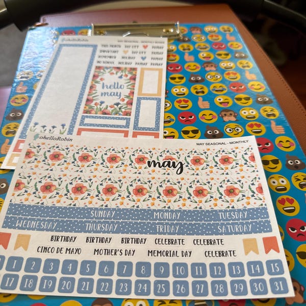 JUNE SEASONAL JOURNAL Sticker Sheets | Seasonal Collection | Planner ...