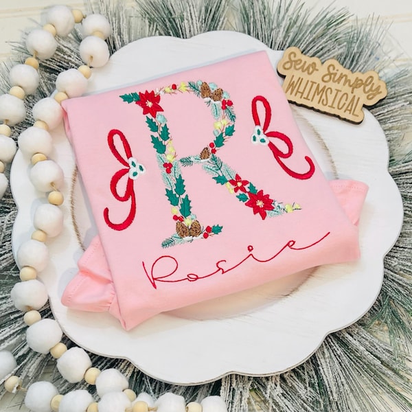 Side Bow Floral Machine Embroidery Design - Etsy