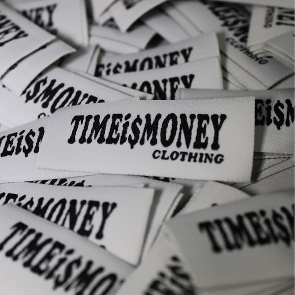 100 Pcs Custom Name Iron on Labels, Personalised Name Sticker, Heat ...