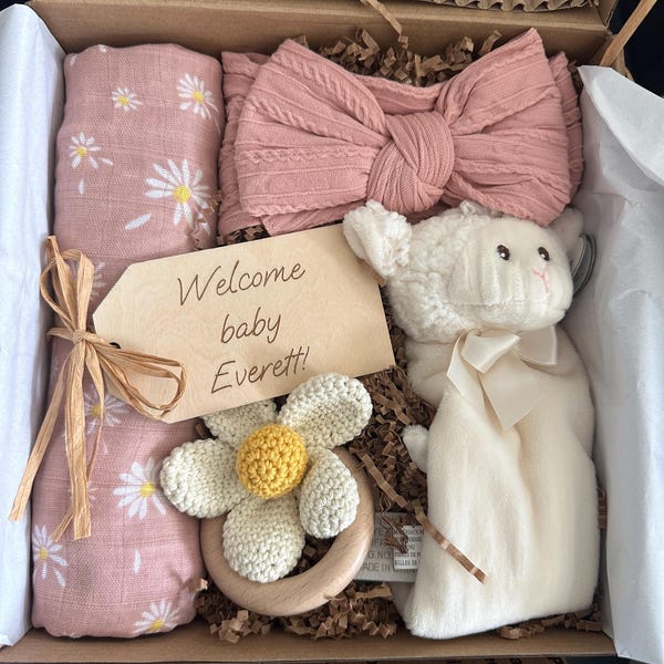 Baby Gift Set, Neutral Gift Box, Baby Gift Set, Baby Shower Gift, New ...