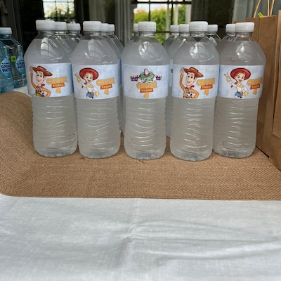 Boho Toy Story Printable Water Labels, Toy Story Labels, Printable ...