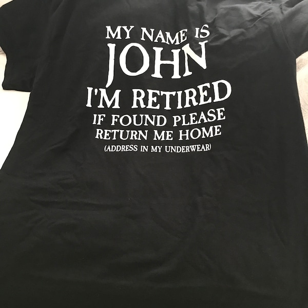Funny Retired T-shirt Great Retirement or Leaving Work Party Retiring ...