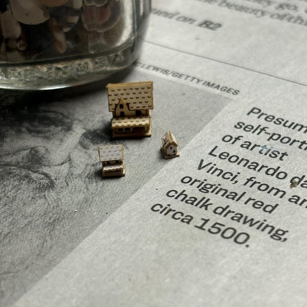 Doll House Cabinet, KIT, 144th Scale, DIY, Three Floors, Room Box ...