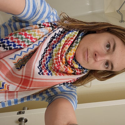 Trousers Embroidery Palestine Outfit, Heritage Palestinian Traditional ...