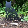 Rust Wild Turkey Metal Sign, Turkey Stake, Garden Decor, Turkey Yard ...