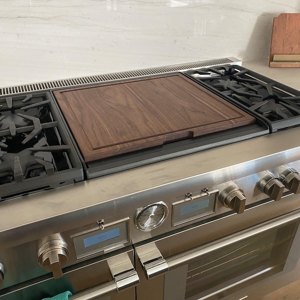 High End Griddle Cover End Grain White Oak Single Griddle Cover - Etsy