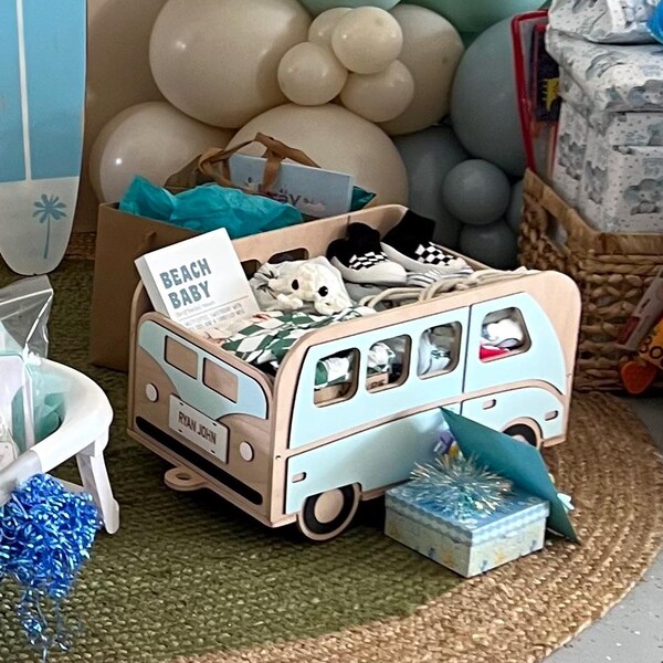 Custom Car Shaped Storage for Kids Toys With Name, Nursery Organization ...