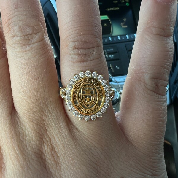 College Ring, University Ring, Graduation Gift, Graduation Ring, Woman ...