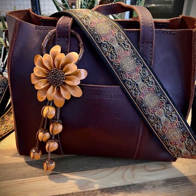 Embroidered Ribbon Crossbody Strap Vintage Style Woven Bag Strap Retro ...