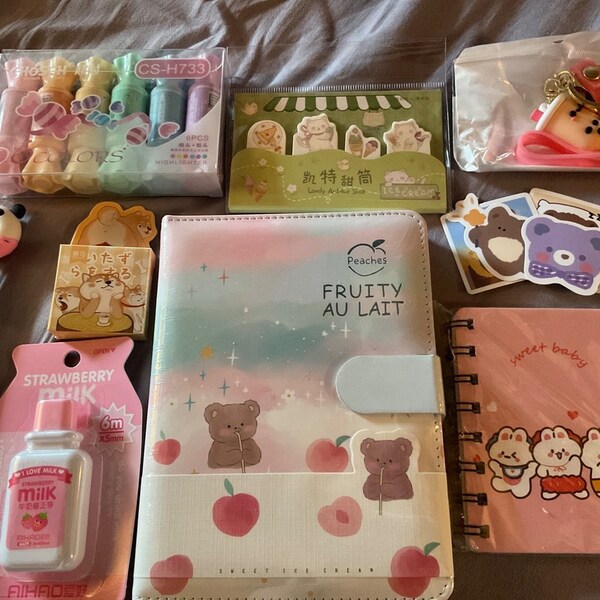 Kawaii Stationery A4 Lined Spiral Notebooks | Cute School Supplies ...