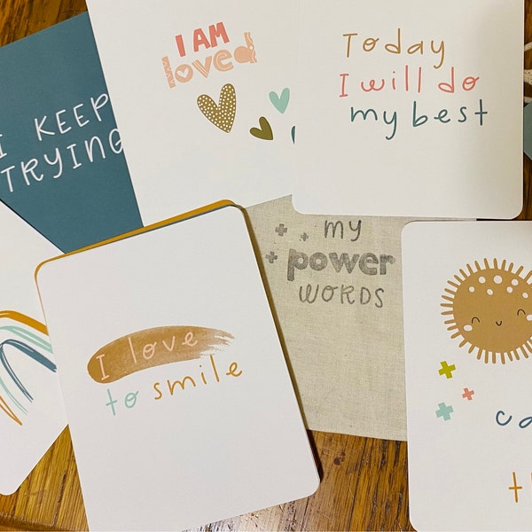 Back to School Affirmation Cards for Kids Affirmations for Children ...