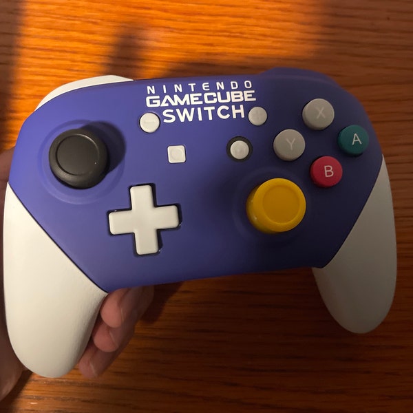 Custom Gamecube Themed Nintendo Switch Pro Controller - Etsy