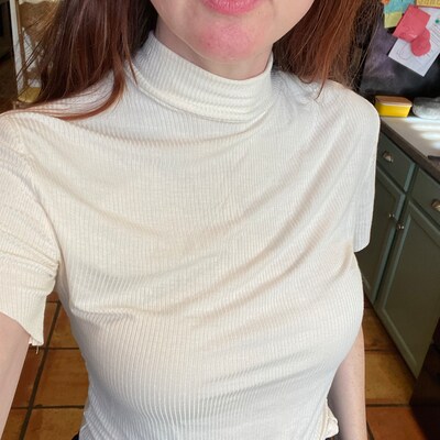 Cap Sleeve Mock Neck Top Digital PDF Sewing Pattern // US Size XS-L ...