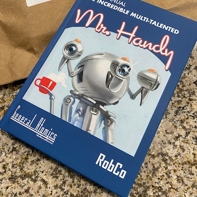 Fallout Notebook Mr. Handy Robot Manual. Replica Notebook. Fallout Gift ...