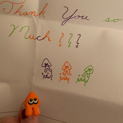 Splatoon-inspired Inkling Squid Polymer Clay Earrings - Etsy