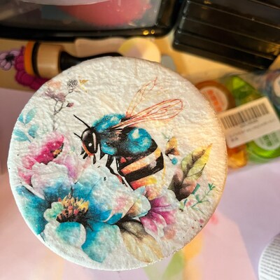 Retro Flower Bees Mulberry Rice Paper for Decoupage and All Paper ...