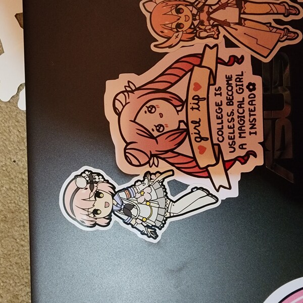 Snow White Vinyl Sticker - Magical Girl Raising Project for Laptop ...