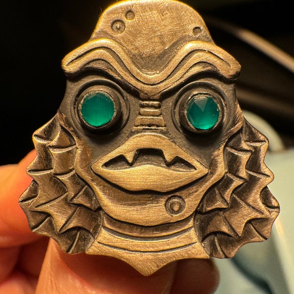 Vintage Monster Ring Inspired by the Creature From the Black Lagoon ...