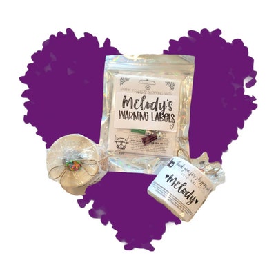 CUSTOM ROLL OF 250 Large Car Freshie Warning Labels, Warning Labels for ...