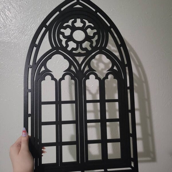 Set of 3 , Cathedral Arch Windows, Gotic Room Wall Decor Set ,cathedral Style Arch,gothic Church ...
