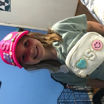 Smiley Face Trucker Hat Glitter Happy Face Hat Spring Break Hat ...