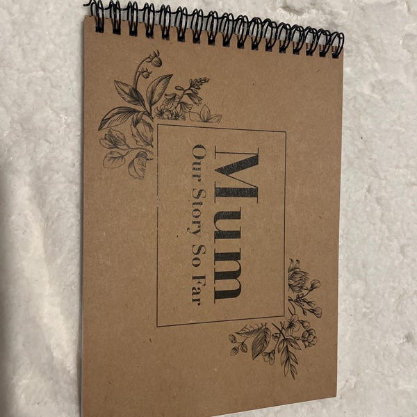 Mum Gift Ideas, Mothers Day, Mom, Mum Scrapbook, Mother, Memory Record ...