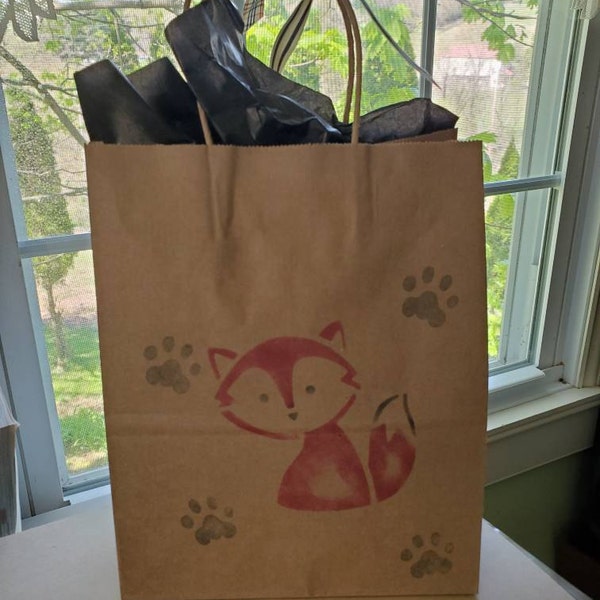 Cute Fox Stencil | Forest Animal Stencil | Fox Decor for Kids Room ...