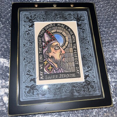 John Wesley Methodist Founder of Methodism Original Block Print Art - Etsy