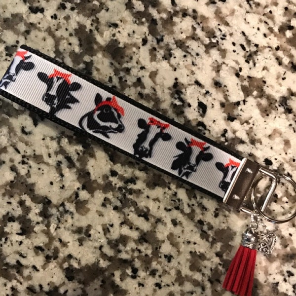 Cow Key Fob - Cow Keychain for Her - Cow Gifts Under 10 - Heifer Key ...
