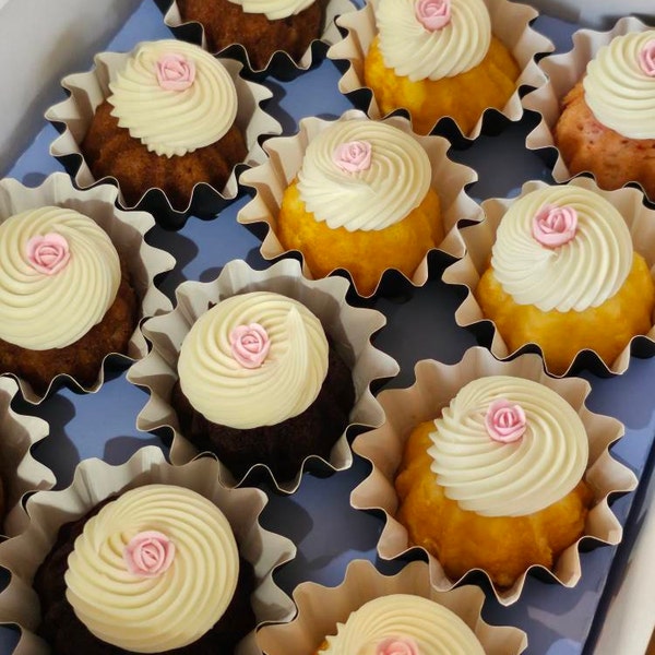 Mini Royal Icing Roses Pastel Pink - Etsy