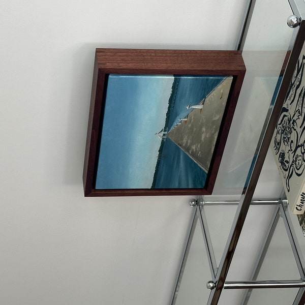 Natural Wood Floating Frame, Available in Maple, Walnut, Cherry, and ...